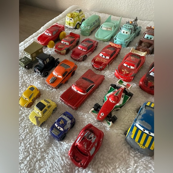 Disney | Toys | Disney Pixar Cars Lightning Mcqueen Sarge Mater ...